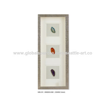 Buy Wholesale China Real Agate Rectangle Agates With Ps Frame 3d Shadow ...
