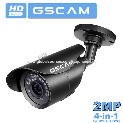 GSCAM 2MP Full HD 1080P 4 in 1 TVI/CVI/AHD/CVBS Security Cameras Day ...