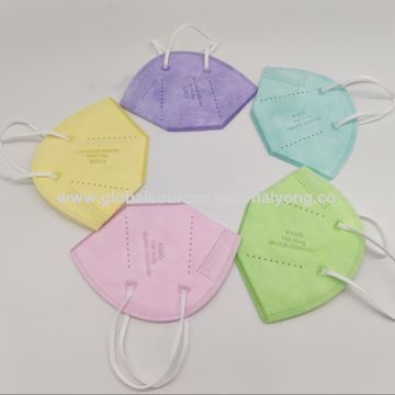 Buy Wholesale China Colorful Disposable Face Mask Kn9 5-layer ...