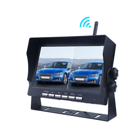 AHD 1080P 7 inch wireless backup rear view car camera monitor kit FOR ...