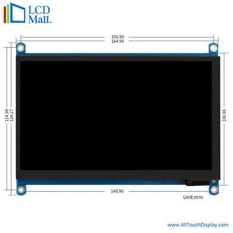 Buy Wholesale China 7 Inch Tft Lcd Panel With Touch For Raspberry Pi 3 ...