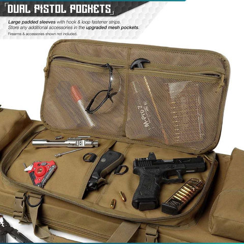 Buy Wholesale China Classic Tactical Double Long Rifle Pistol Gun Bag ...