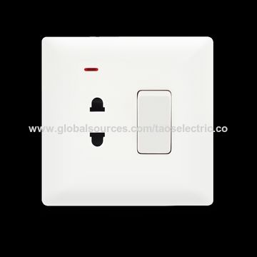 Buy Wholesale China Bs, 10a 1 Gang Multi Socket (2 Pin) + 20a 1 Gang ...