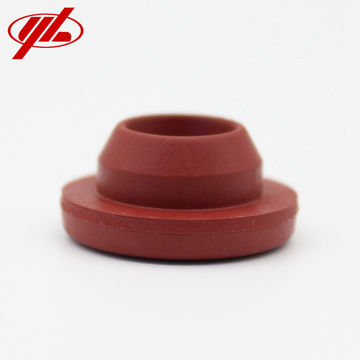 China Pharmacy Bottle Rubber Stopper 20mm Red Rubber Stopper for ...