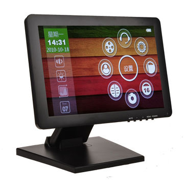 Black 12" TFT LED USB Touch Monitor Widescreen 12 1 Inch LCD VGA Touch ...