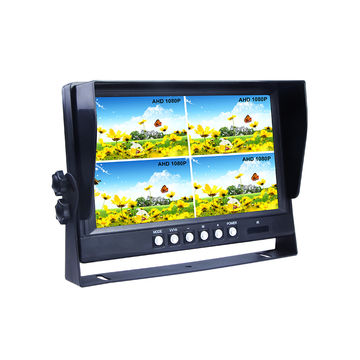 9inch 4 Split Quad AHD 720P Screen Display Rear View Monitor Car ...