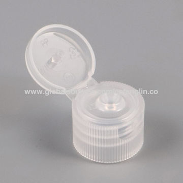 Buy Wholesale China Good Quality Clear Clip Cap Ribbed Finish Closure ...