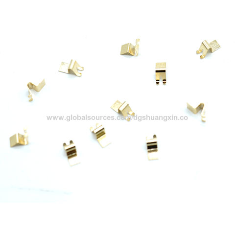 Custom Copper Brass Beryllium Copper Stamping Finger Contacts SMD LED ...