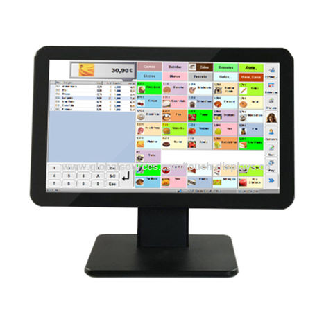 15 inch capacitive 10 points touch screen interactive pos system ...