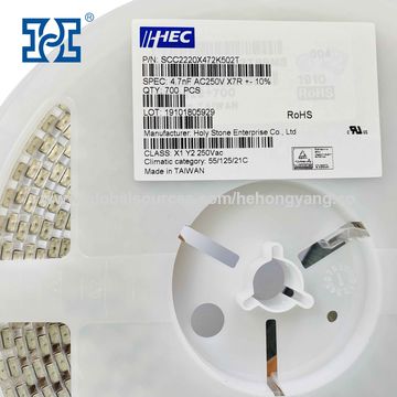 MLCC multilayer ceramic disc SMD high voltage capacitors with 0.0047UF ...