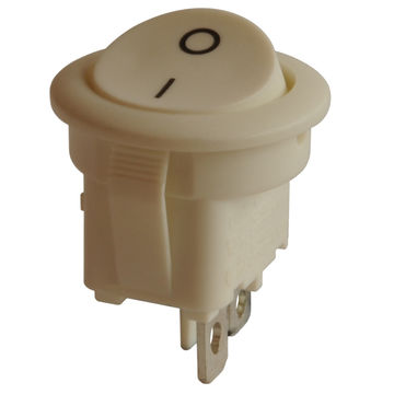 Taiwan MR-R SERIES, DOUBLE POLE ROUND MINI- ROCKER SWITCHES UP TO 16A ...