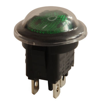 Taiwan MR-R SERIES, DOUBLE POLE ROUND MINI- ROCKER SWITCHES UP TO 16A ...