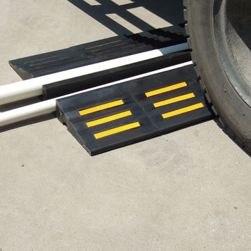 ChinaRubber Car Fire Hose Bridge Ramp With 2 Channel on Global Sources
