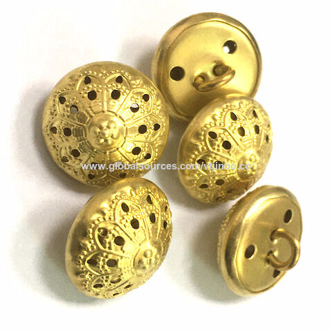 Buy Wholesale China Brass Loop Button , Full Of Three-dimensional Sense ...