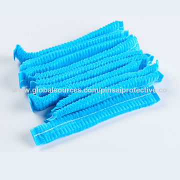 Customize Non-woven Disposable High Quality Civil Clip Bouffant Mob Cap ...