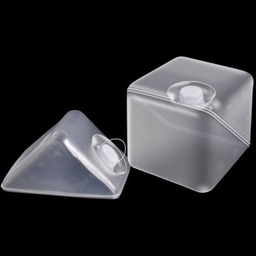 High capacity portable folding bucket medical reagent barrel with ...