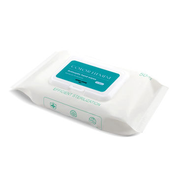 IColor Flip Top Cover Soft Hands Cleaning Alcohol Free 50 Count Hand ...