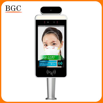 BGC 8 inch desk infrared camera thermometer staff face recognition ...
