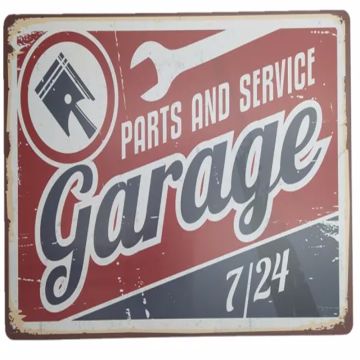 Buy Wholesale China Vintage Square Tin Signs, Tin Signs, Wall Decor ...