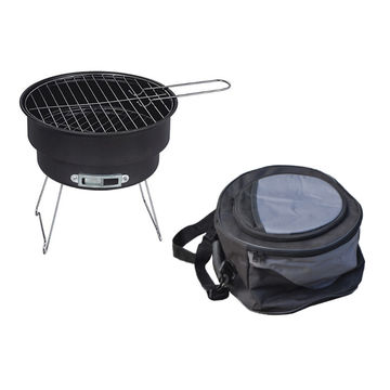 Hong Kong SAR Cast Iron Portable BBQ Grill with Bag Combines Cooler Bag ...
