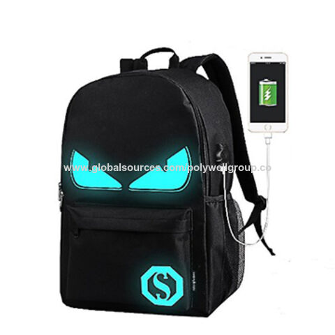 Buy Wholesale China Fashion Luminous Backpack, Noctilucent School Bags ...