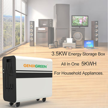 Solar Power Box 51.2V 100Ah 5kwh All in One Home Power System Storage ...