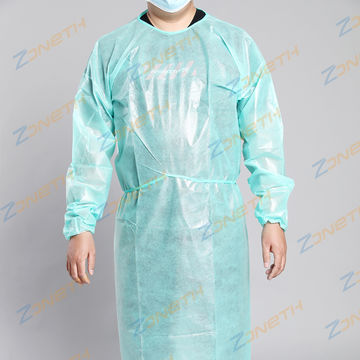 AAMI Level 2 surgical gown waterproof anti-chemical anti-blood anti ...