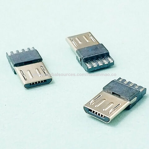 Buy Wholesale Taiwan C8396 Micro Usb Connector Male Solder Type & Micro ...