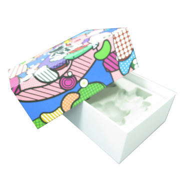 Custom cartoon character box Gift carboard box Lid and base box, Lid ...