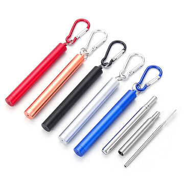 Buy Wholesale China Wholesale Portable Reusable Drinking Metal Straws ...