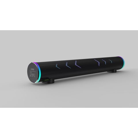 10w Portable Wireless Bluetooth Soundbar With Led Lights And Touch ...