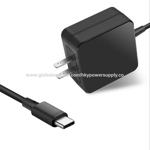 65W Type-C Power Adapter with On and Off switch for Acer, AC DC Power ...