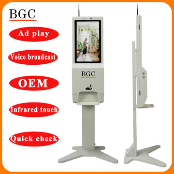 Buy Wholesale China Bgc-lcd Sanitizer Digital Signage Infrared ...