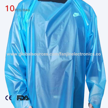 Buy Wholesale China Garment Cpe Isolation Gowns Waterproof Disposable ...