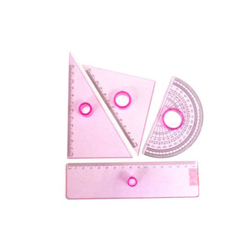 Creative Drawing ruler mathematical measuring Angle triangle ruler ...