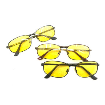 Buy Wholesale China 2020 Metal Night Drive Yellow Color Lens Eyeglasses ...
