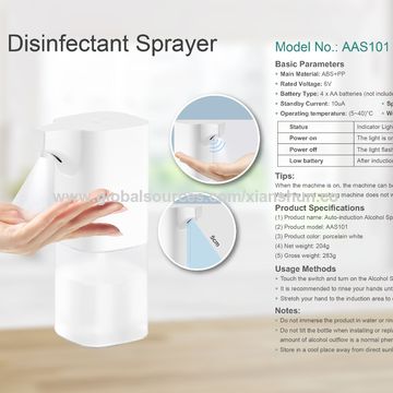 Buy Wholesale China Auto-induction Alcohol Sprayer & Disinfectant ...
