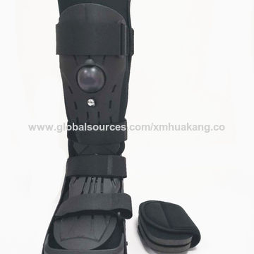 China Full Shell Pneumatic Walker Brace Ankle Sprains Strains Walking ...