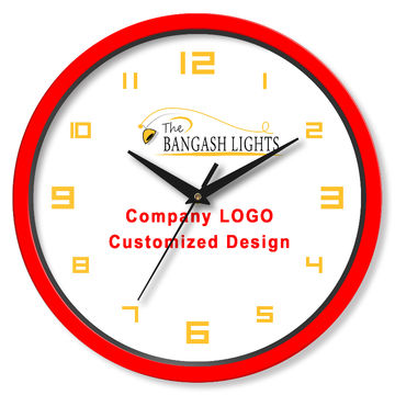 Advertising Customer Design Clocks Accepted Fashion Art 12 Inch Wall ...