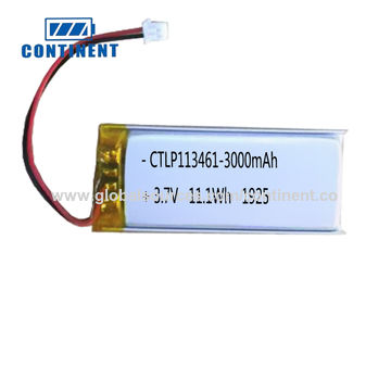 Rechargeable li polymer battery lp113461 3.7v 13000mah lipo battery for ...