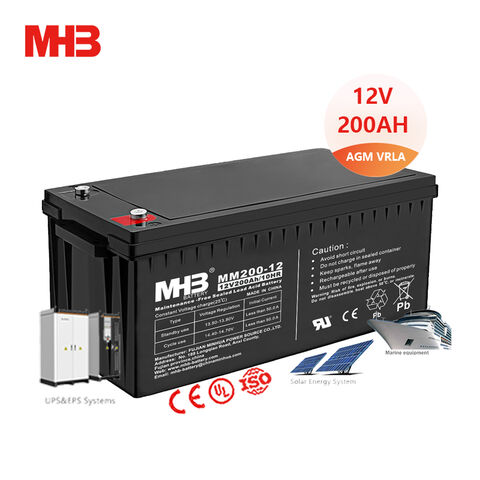 Buy Wholesale China 12v/ 200ah Maintenance-free Battery, Tcs Battery ...