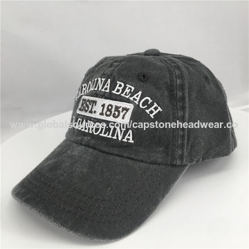 Buy Wholesale Stone Washed Custom Logo Dad Hat & Custom Dad Hat at USD ...