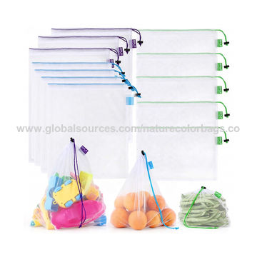 Buy Wholesale China Heavy Duty Reusable Mesh Produce Bags,food Safe ...