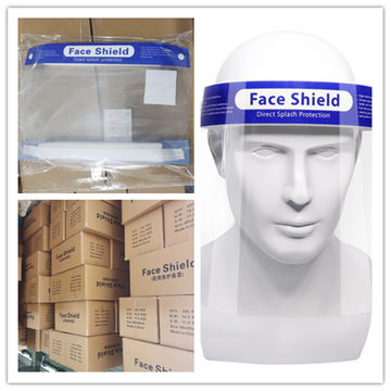 Buy Wholesale China Wholsale Disposable Anti Dust Face Shield Plastic ...