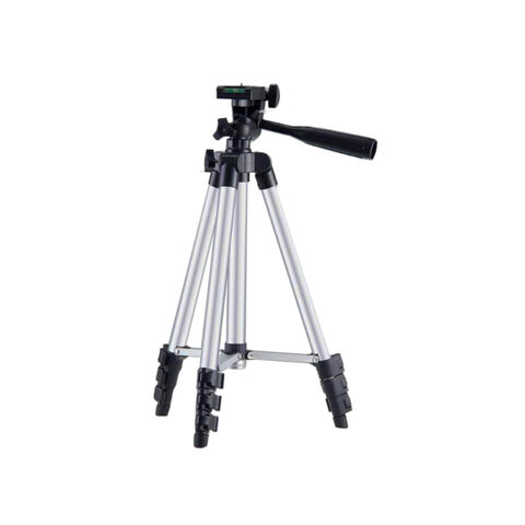 3 Sections Extendable Camera Tripod With Bubble Level Indicator ...