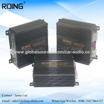 100W/120W*4CH Full Range Digital Car Amplifier Mosfet Auto Amp 4CH Car ...