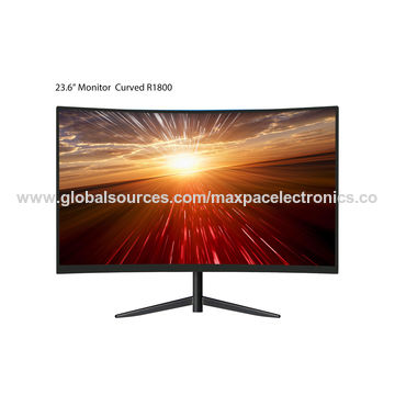 Fhd165hz Frameless Curved Led Monitor, R1800 Slim Design Monitor ...