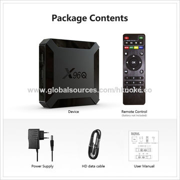 Buy Wholesale China X96q(1+8g)iptv Android Tv Box,smart Tv Box,4k Hd ...