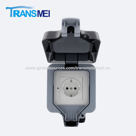 Buy Wholesale China Eu Outdoor Smart Wi-fi Wall Socket Waterproof Ce ...