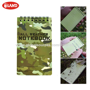 China Outdoor Notepads Tactical Note Book All-Weather Notebook ...